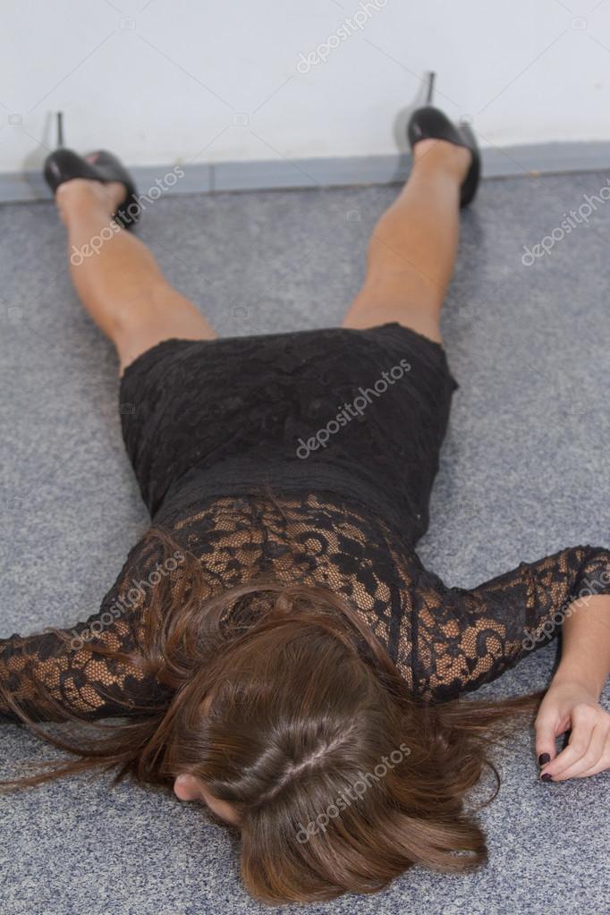 Crime - Dead woman — Stock Photo © eddiephotograph #27209653