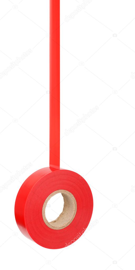 Roll of red insulatingl tape Stock Photo by ©Alexan66 23444076
