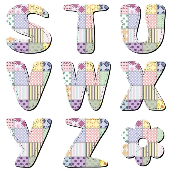 ᐈ Patchwork flowers stock vectors, Royalty Free patchwork illustrations ...