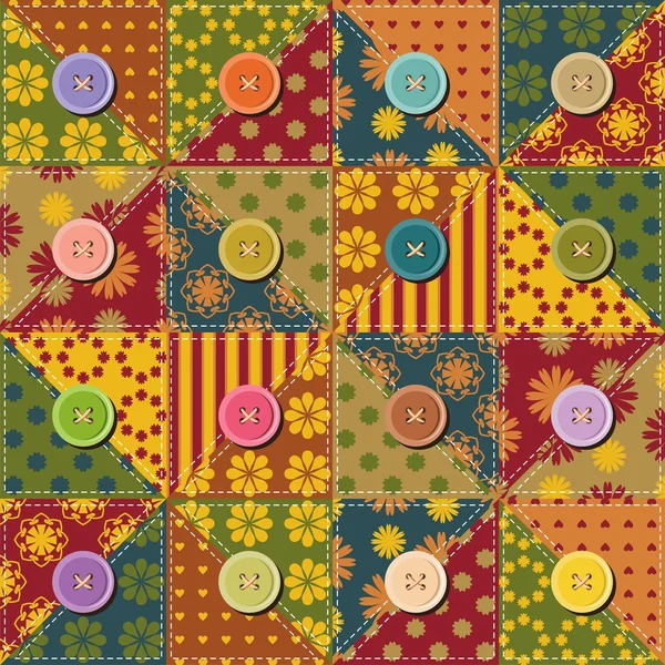 Patchwork Background Different Patterns Stock Vector by ©kle555 233399738