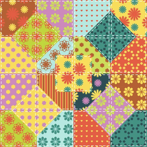 Patchwork background ⬇ Vector Image by © kle555 | Vector Stock 28741955