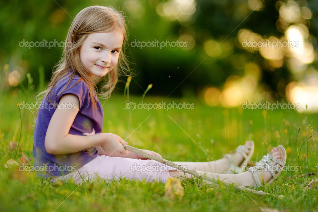 Girl on field Stock Photo by ©MNStudio 50226747