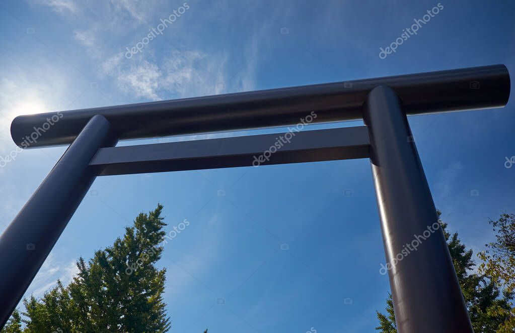 La vista hasta el Daini Torii (Segundo arco del santuario sintoísta ...