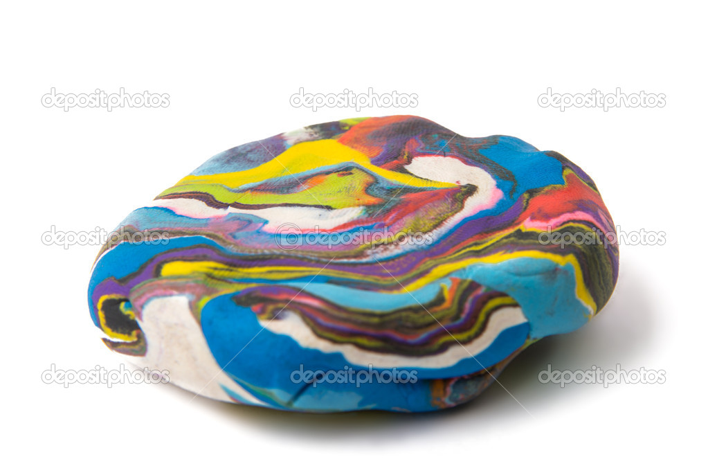Modelling clay ball of different colors — Stock Photo © ksena32 #21740433