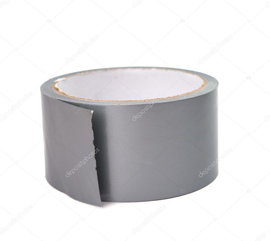 Gray tape isolated — Stock Photo © ksena32 #23637903