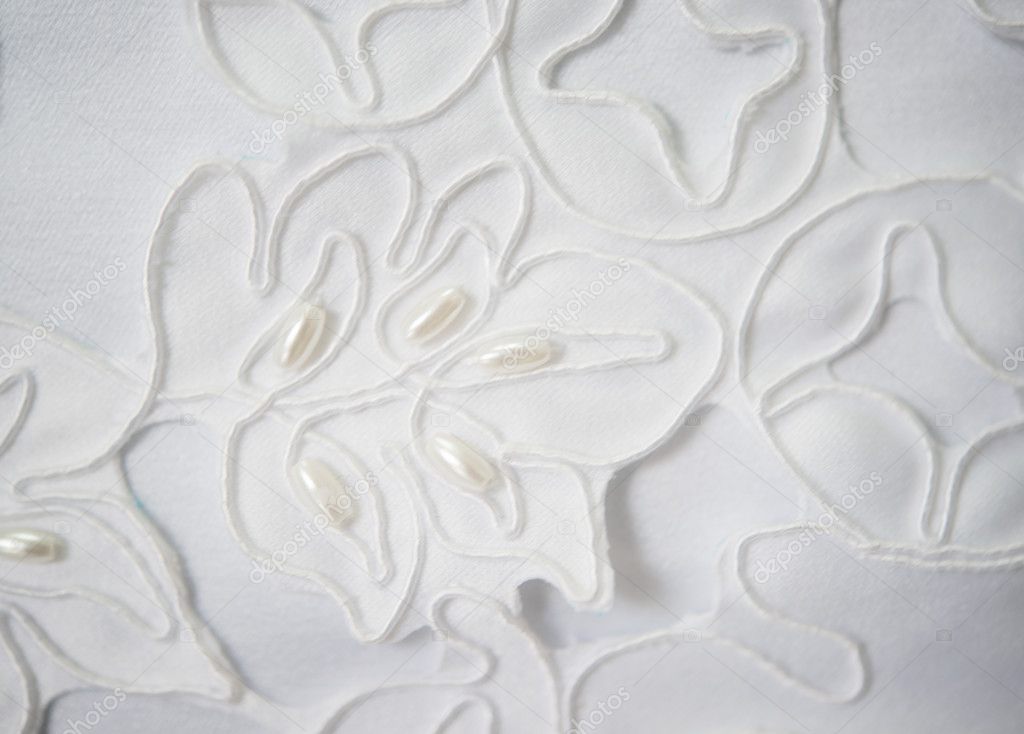 Texture of the wedding dress — Stock Photo © ksena32 #25445963