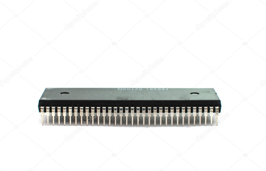 Electronic microchip — Stock Photo © ksena32 #51321747