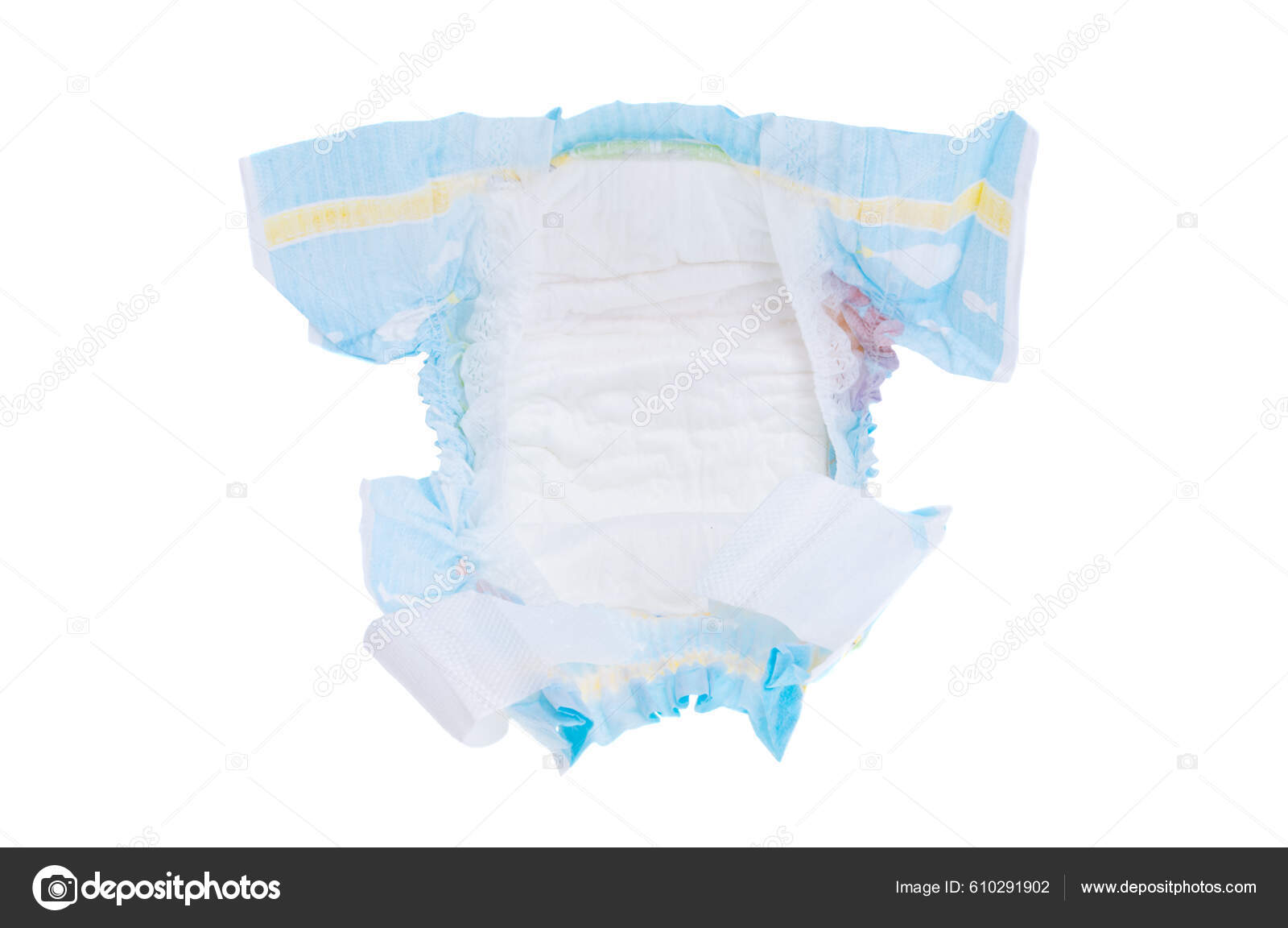 Baby Diapers Isolated White Background Stock Photo by ©ksena32 610291902