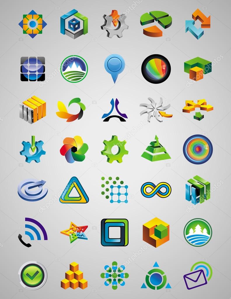 Set of bright signs and symbols ⬇ Vector Image by © venimo | Vector ...