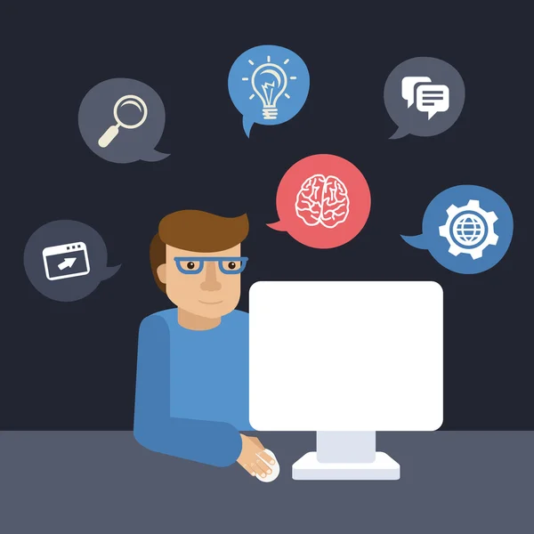 ᐈ Computer programmer art stock vectors, Royalty Free computer ...