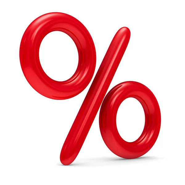 Increase percent on white background. Isolated 3D image Stock Photo by ...