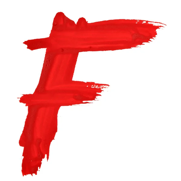 Red handwritten letters — Stock Photo © Zoooom #19630163