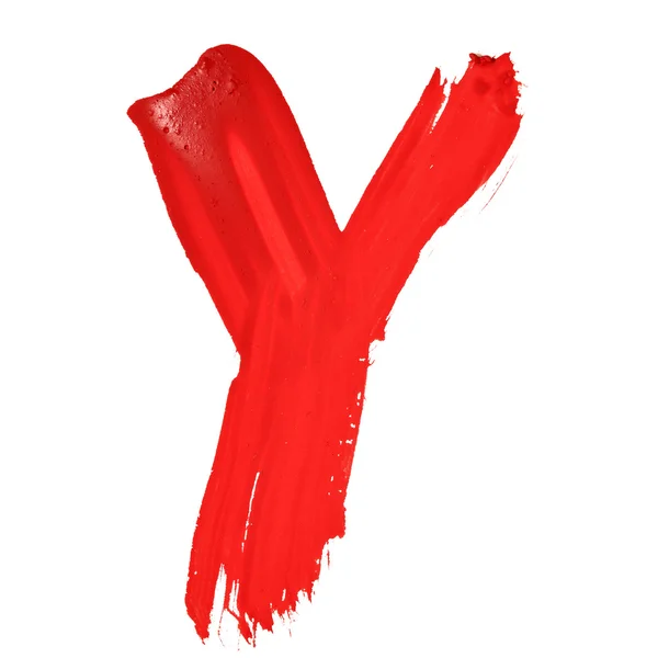 Red handwritten letters — Stock Photo © Zoooom #4652189