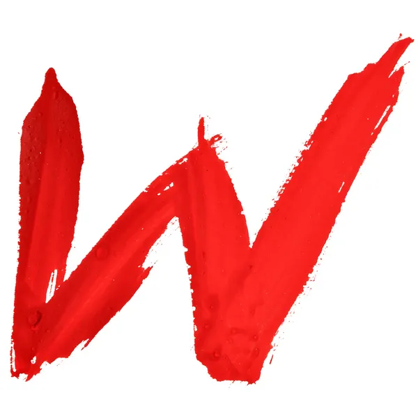 Red handwritten letters — Stock Photo © Zoooom #4652189