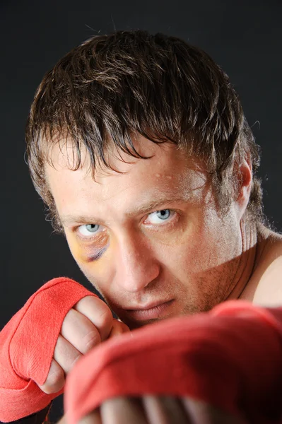 Fighter portrait. - Stock Image - Everypixel