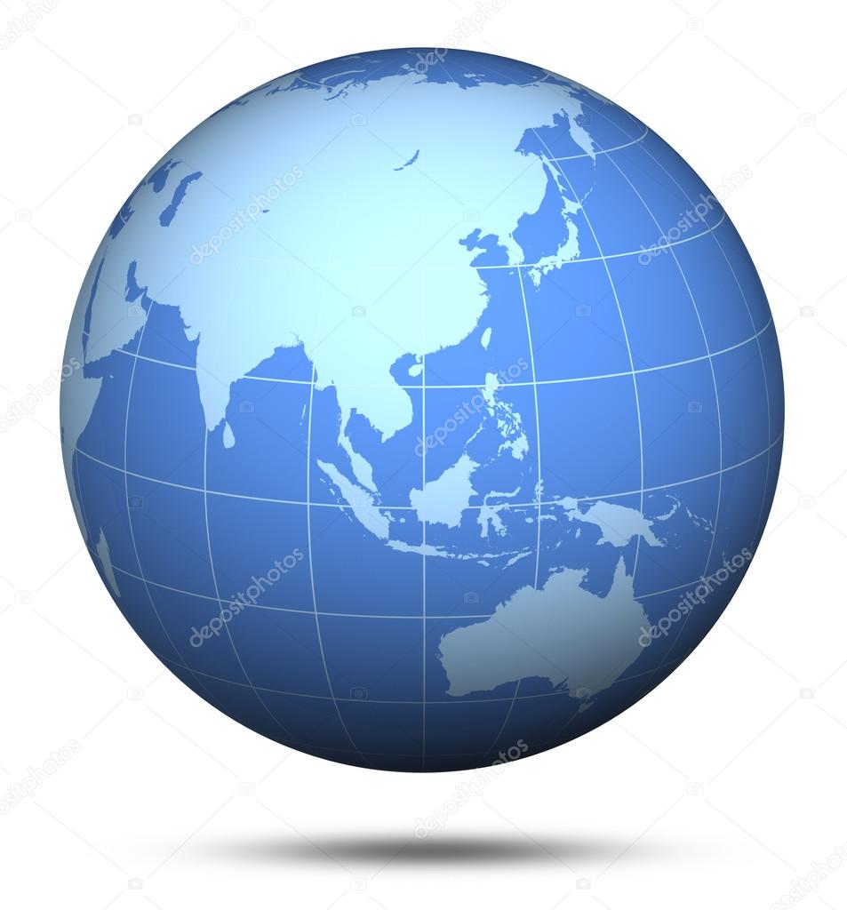 Blue globe — Stock Photo © Alexstar #12610439