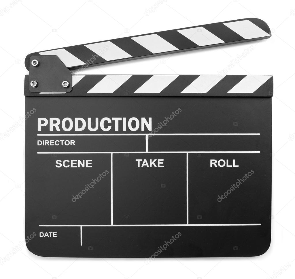 Cinema slate board Stock Photo by ©Alexstar 12610903