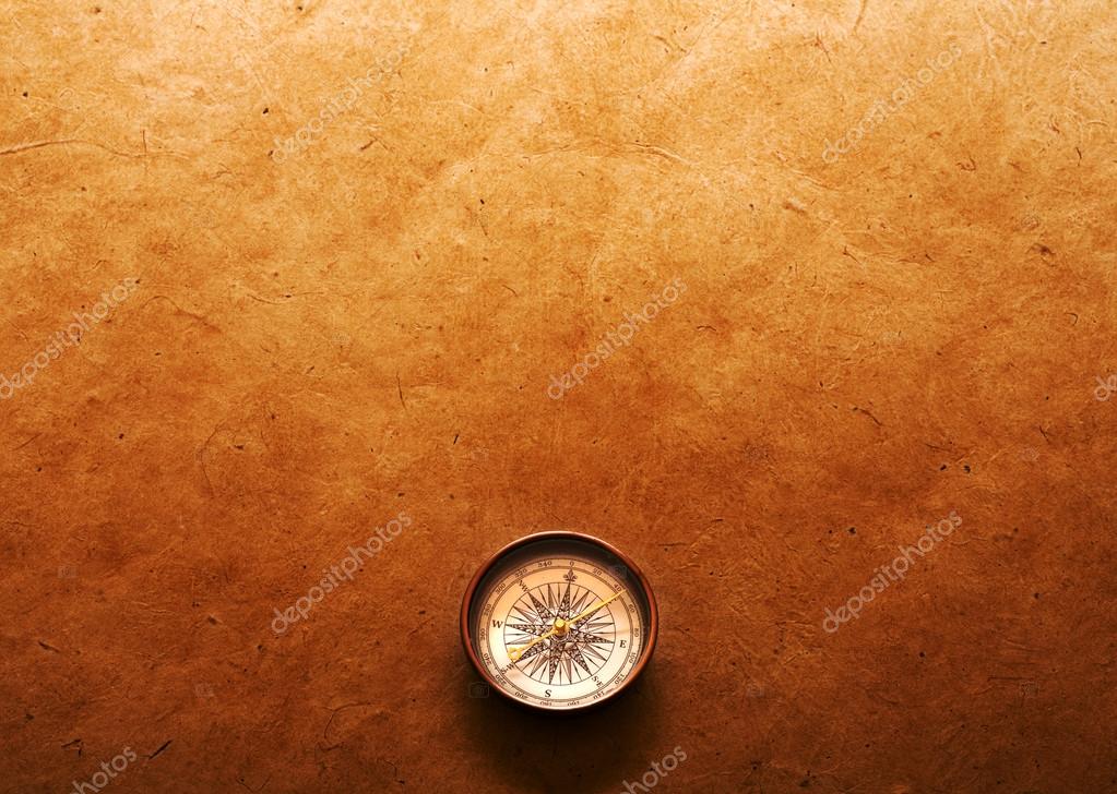 Compass on paper background — Stock Photo © Alexstar #12616584