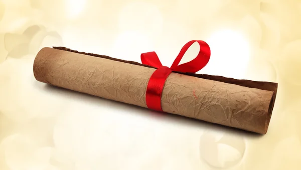 Document with red ribbon Stock Photo by ©gemenacom 2115910