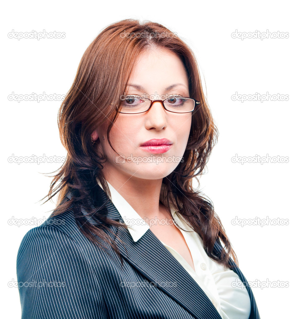 Smiling business woman. — Stock Photo © valphoto #22851962