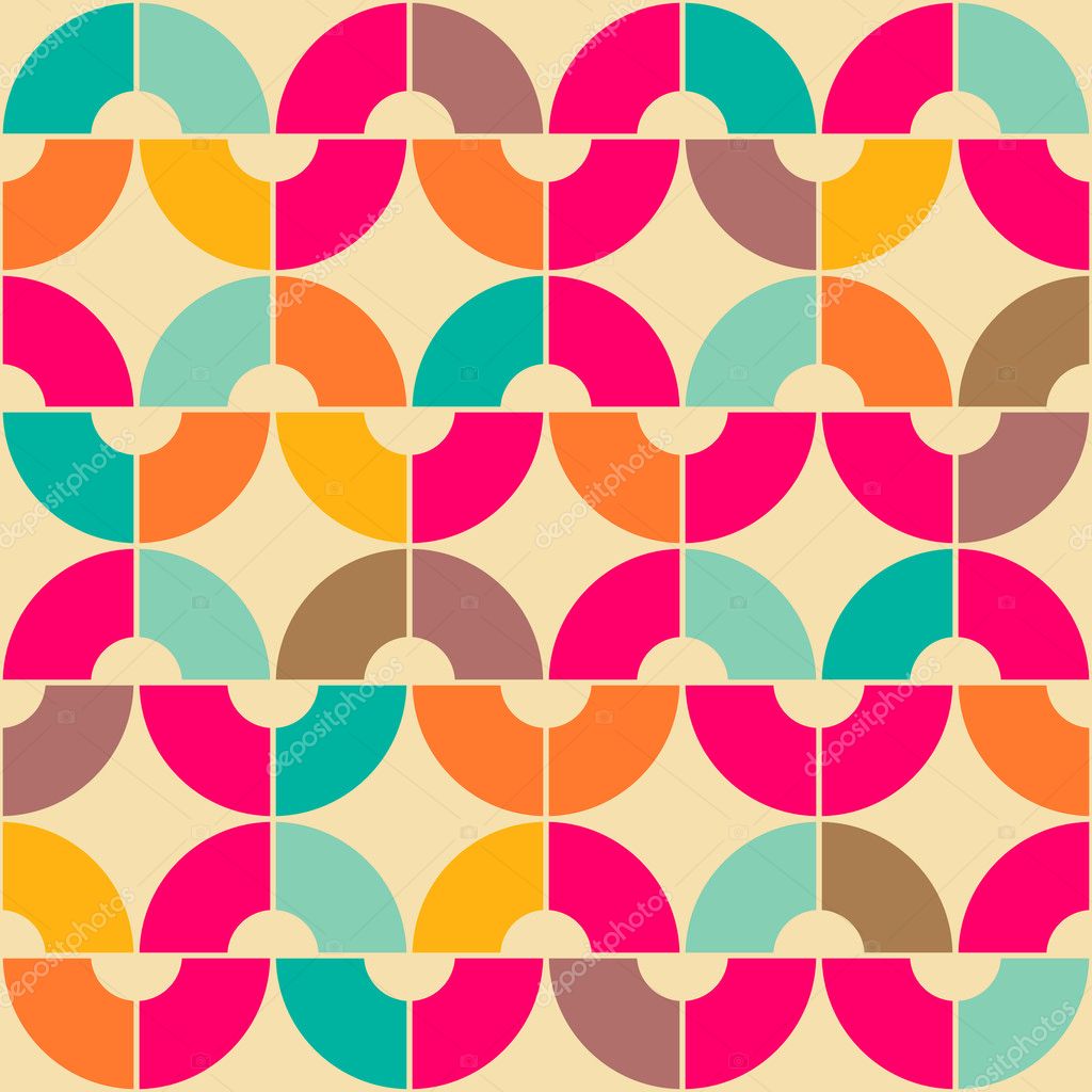 Retro abstract seamless pattern Stock Vector Image by ©Heizel #18306401