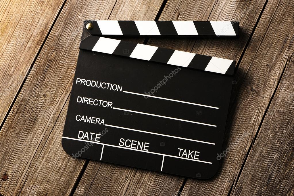 Movie production clapper board Stock Photo by ©haveseen 25231419