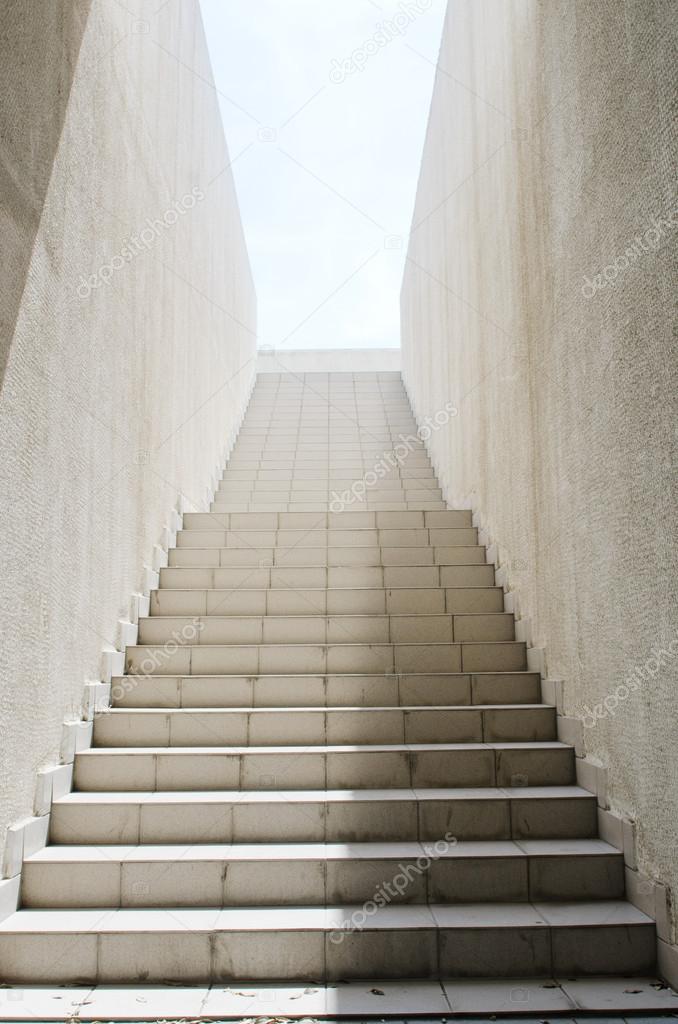 Long stairs with many steps — Stock Photo © Elnur_ #12846017