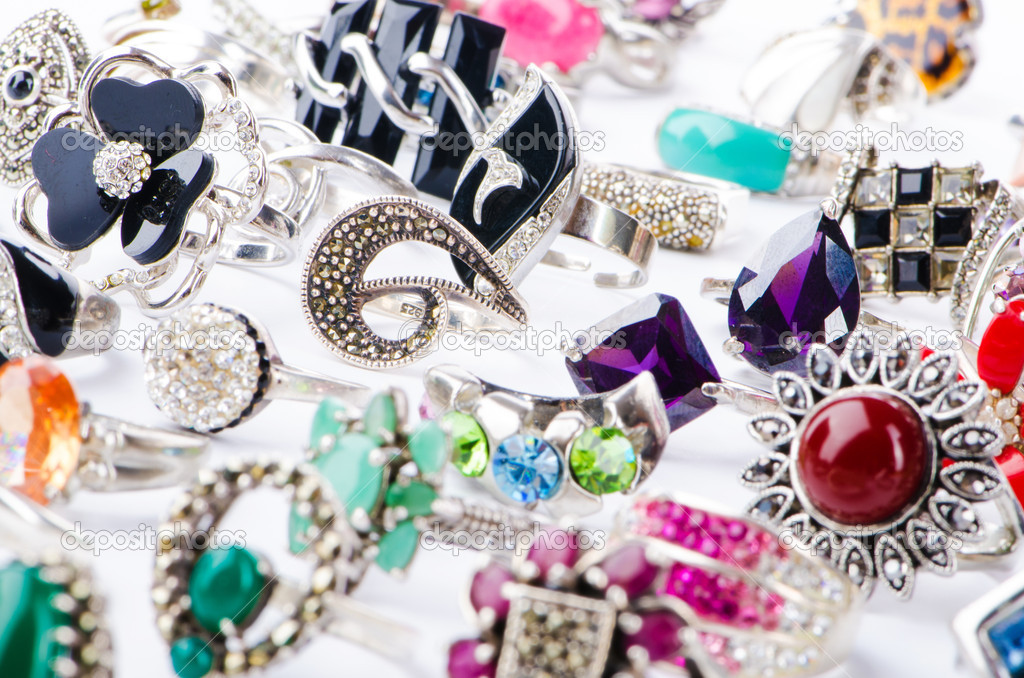 Selection of many precious rings Stock Photo by ©Elnur_ 16623211
