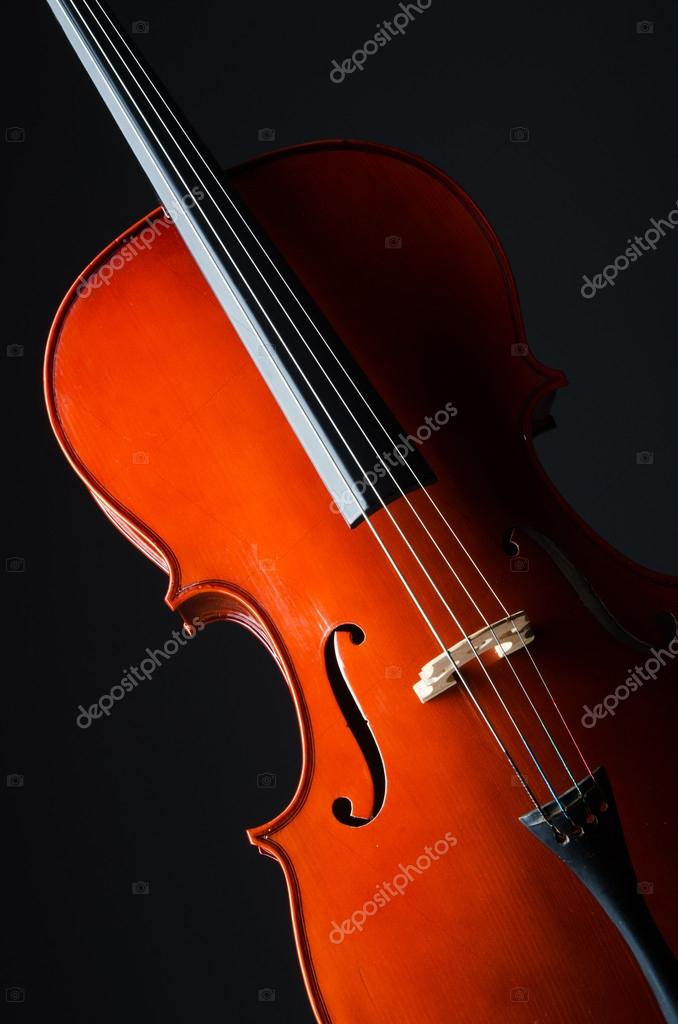 Violin on the black background Stock Photo by ©Elnur_ 25367271