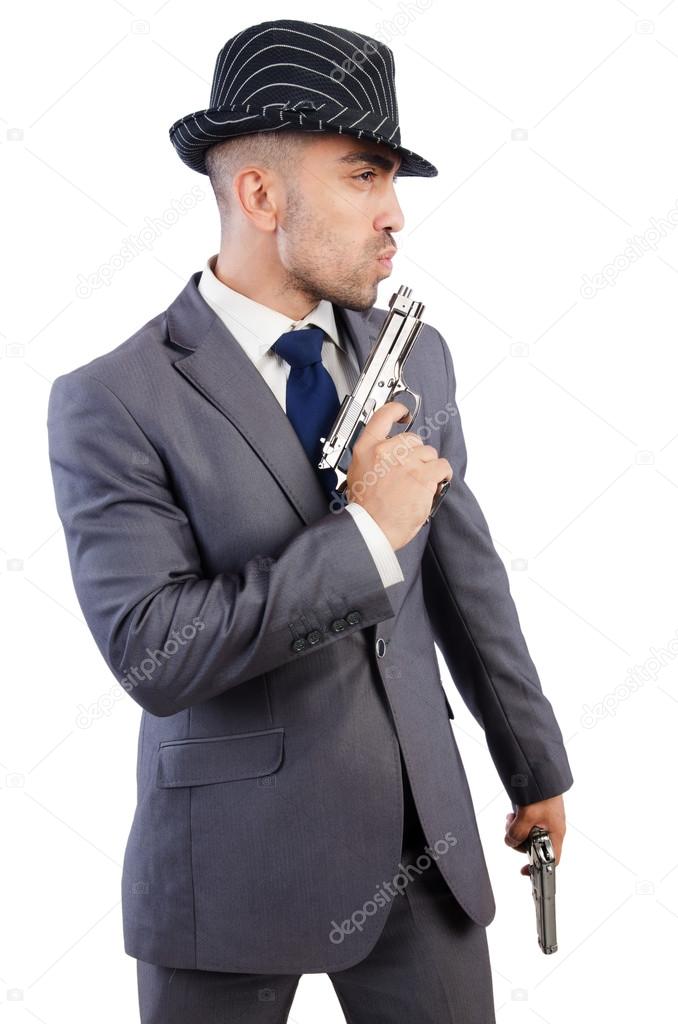 Gangster with guns Stock Photo by ©Elnur_ 31429233