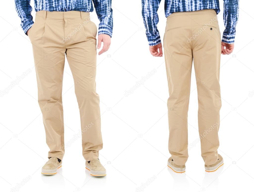 Trousers on the model isolated — Stock Photo © Elnur_ #35315539