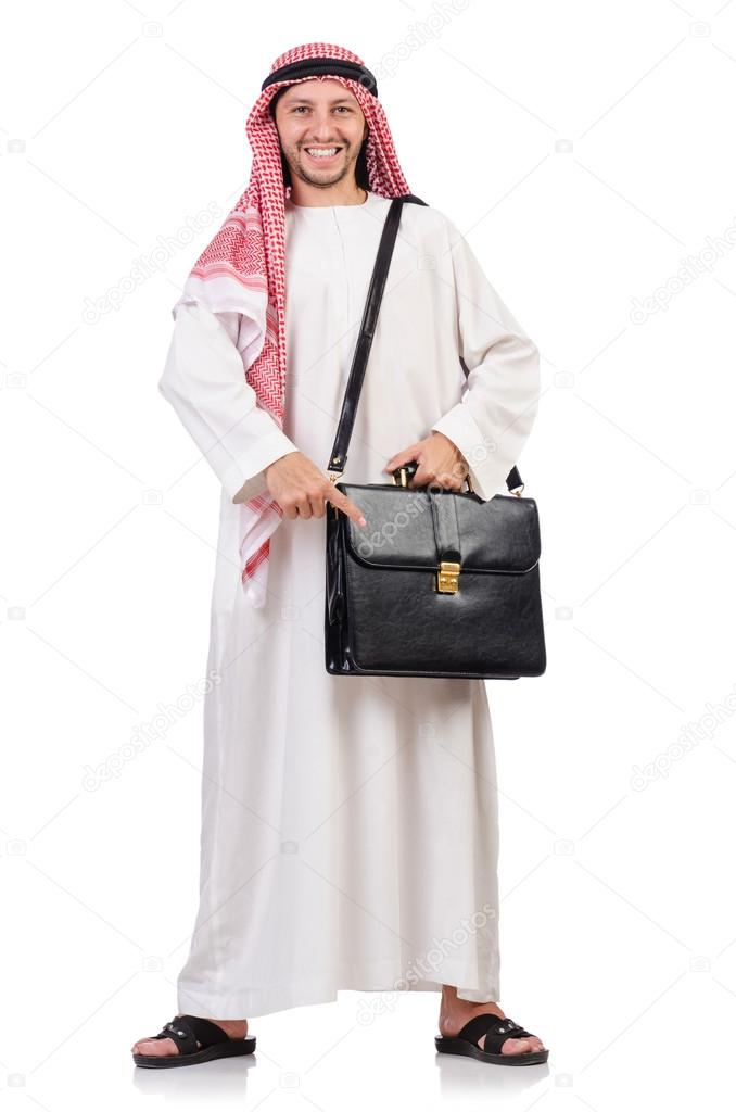 Arab man with briefcase — Stock Photo © Elnur_ #48205041