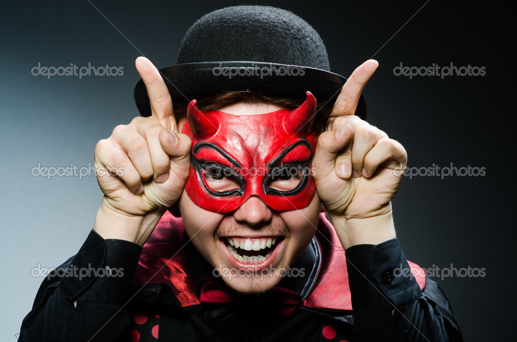 Funny devil — Stock Photo © Elnur_ #48625041