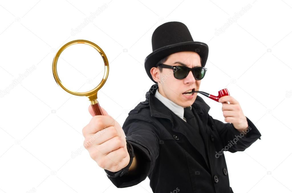 Detective with pipe Stock Photo by ©Elnur_ 49035093