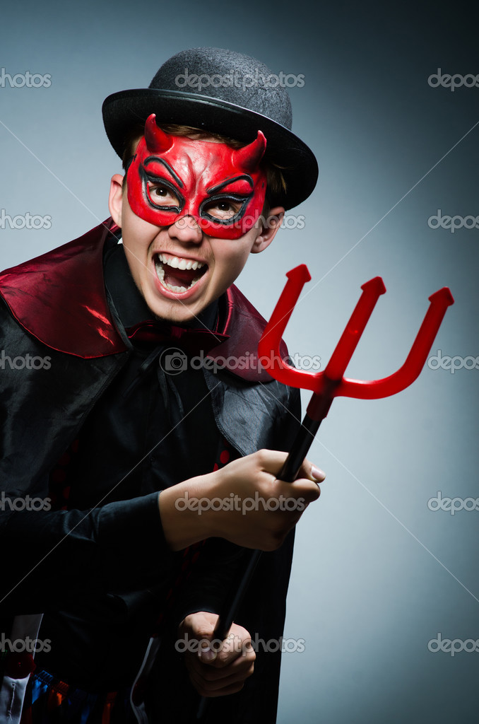 Funny devil Stock Photo by ©Elnur_ 49040639