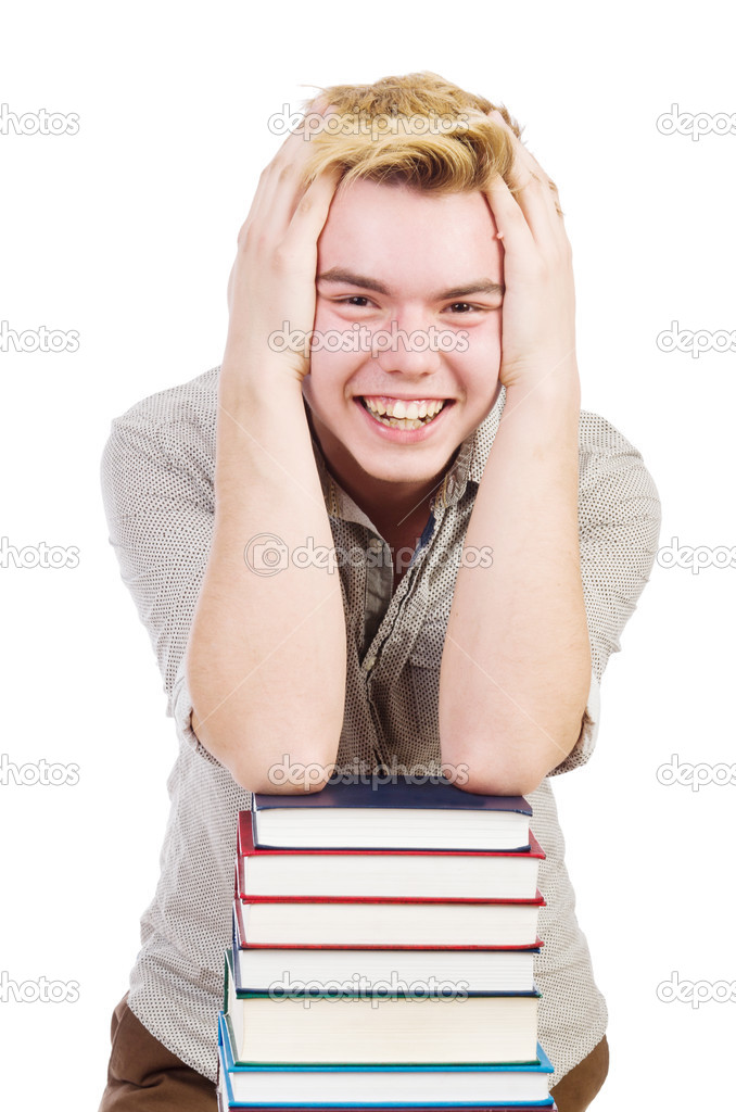 Student with book — Stock Photo © Elnur_ #50179177