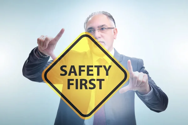 Safety first badge in industrial safety concept Stock Photo by ©Elnur_ 544583520