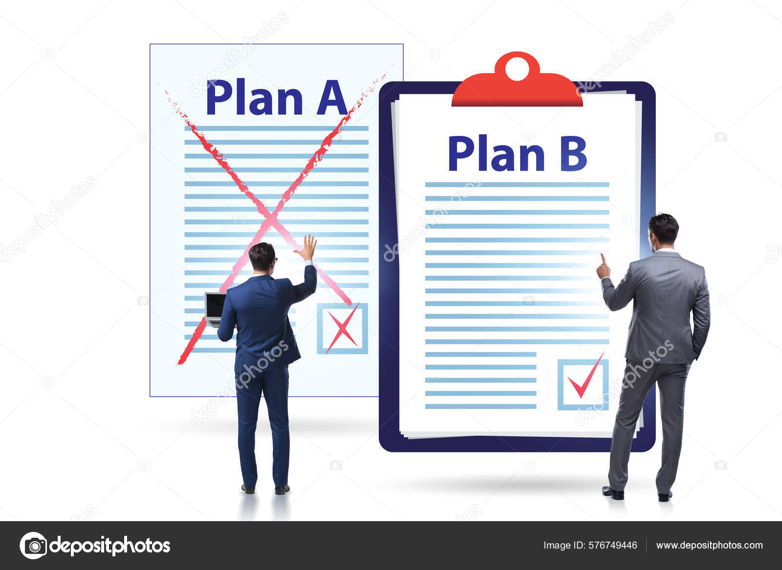 Concept Choosing Plan Plan — Stock Photo © Elnur_ #576749446