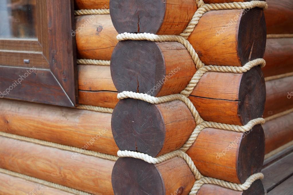 Rope between the logs — Stock Photo © offscreen #14727251