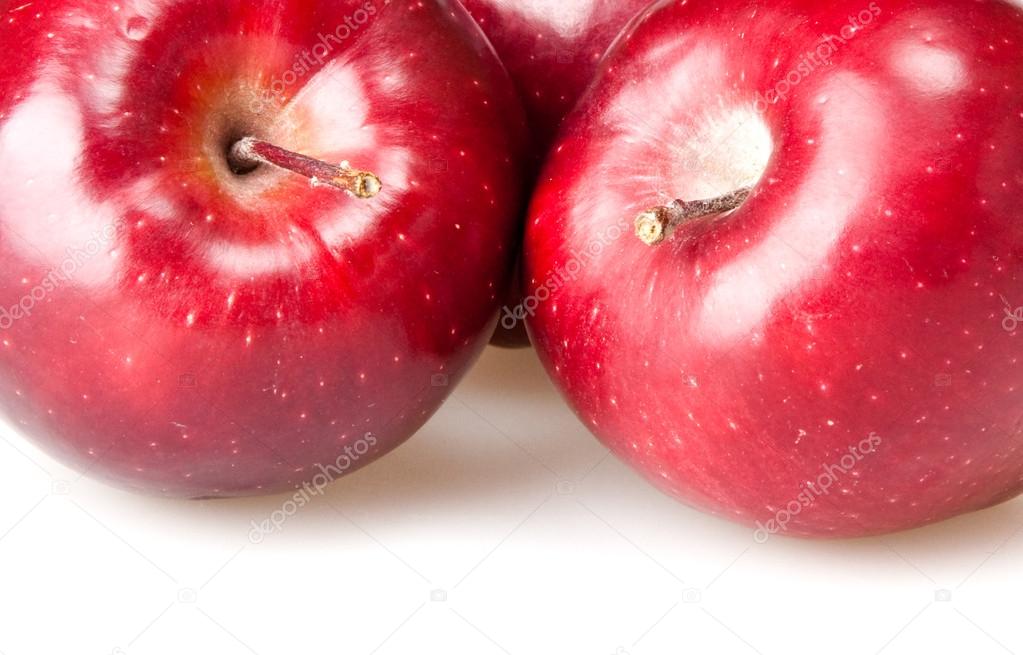 Red apple — Stock Photo © loskutnikov #12565551