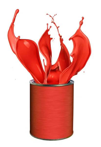 Red paint bucket Stock Photos, Royalty Free Red paint bucket Images ...