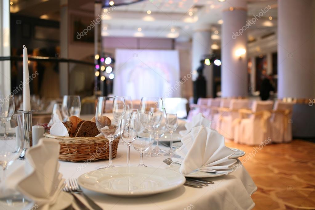 BANQUET TABLE Stock Photo by ©sergkondritskiy 45527791