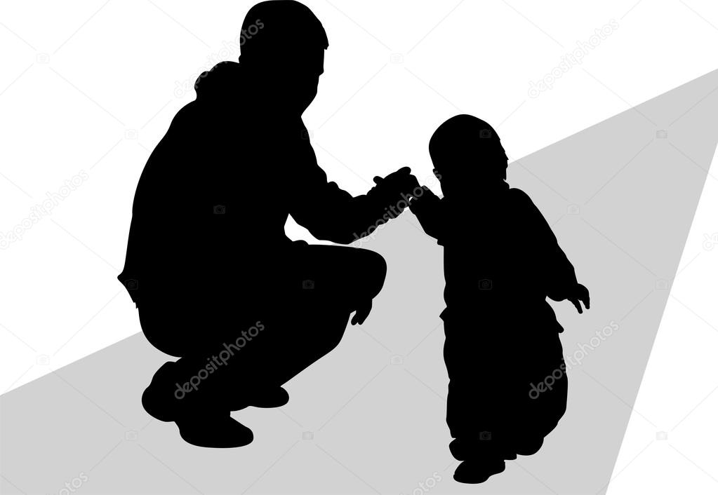 Father with baby vector Stock Vector Image by ©Paha_L #16644715