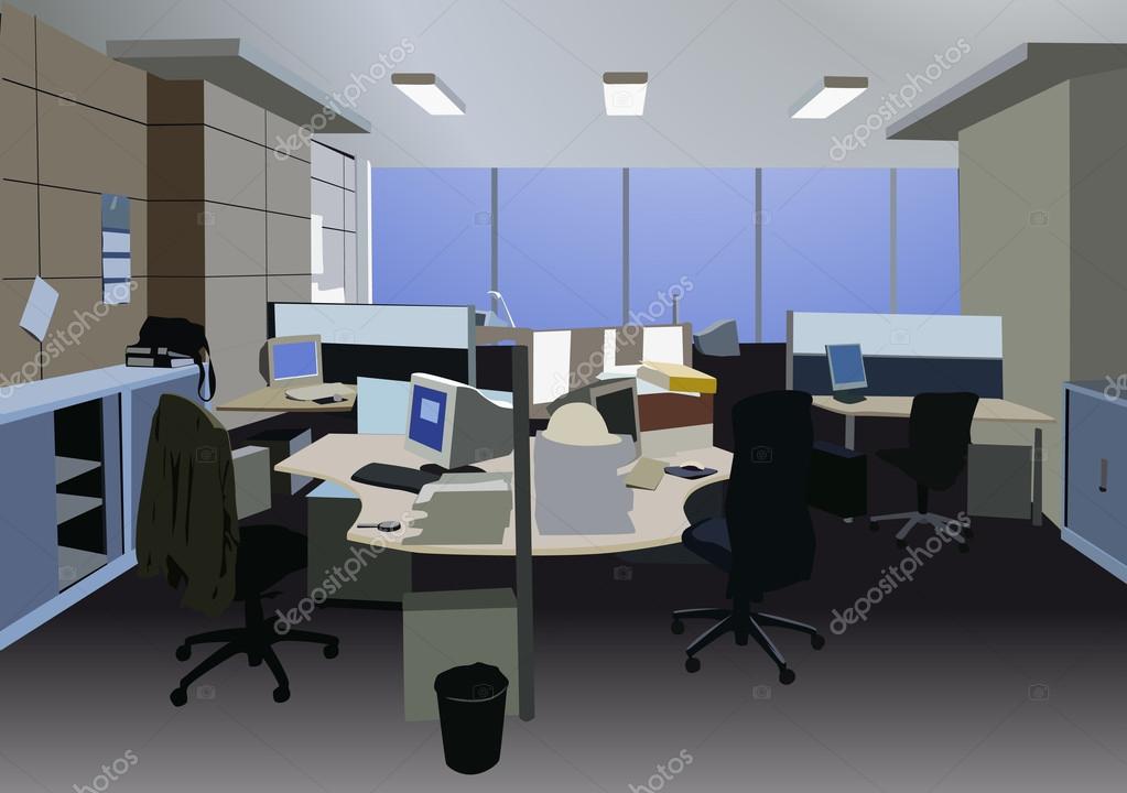 Office vector Stock Vector Image by ©Paha_L #16779527