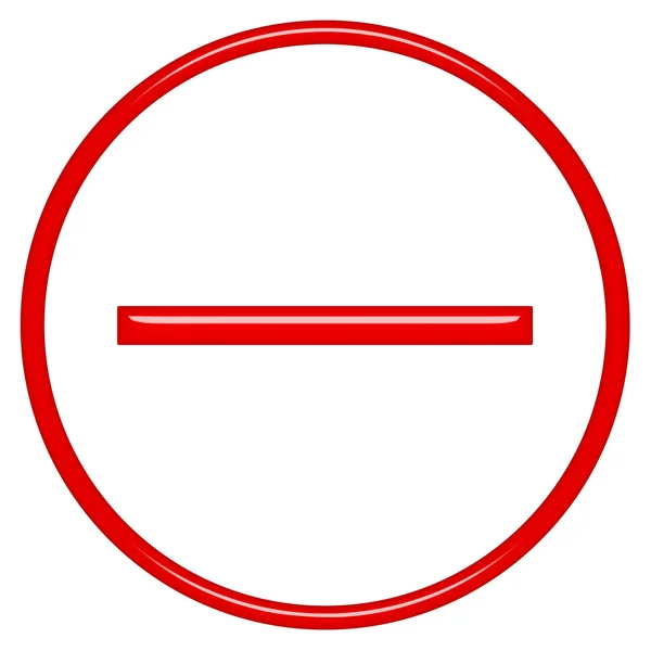 Signo de resta 3D — Foto de stock © georgios #13931916