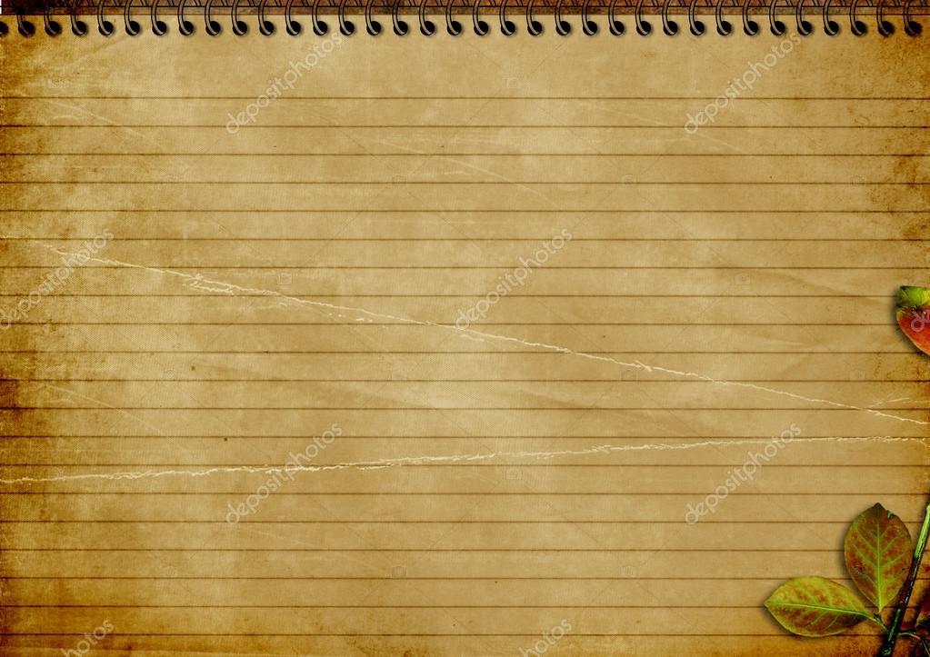 Old Notebook Background