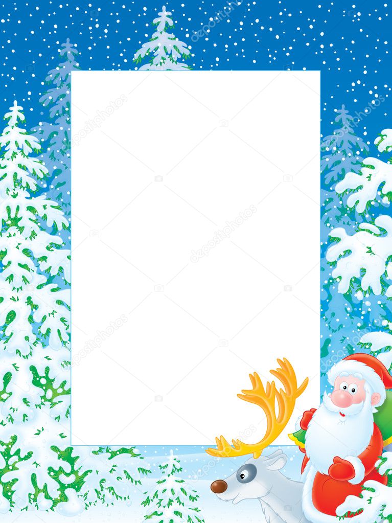 Santa Claus Page Border