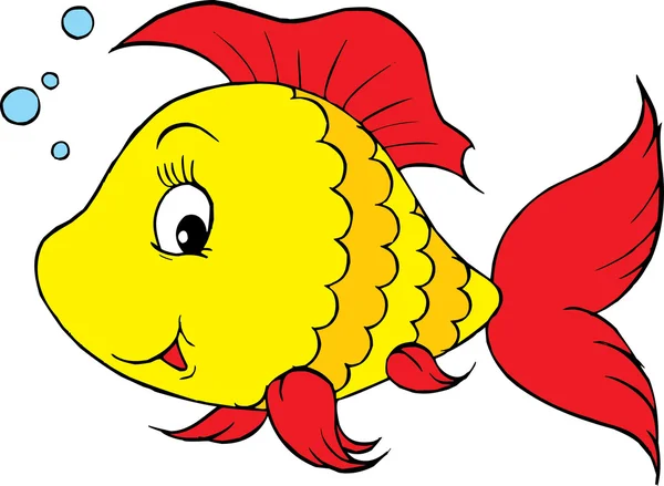 Pez animado imágenes de stock de arte vectorial | Depositphotos