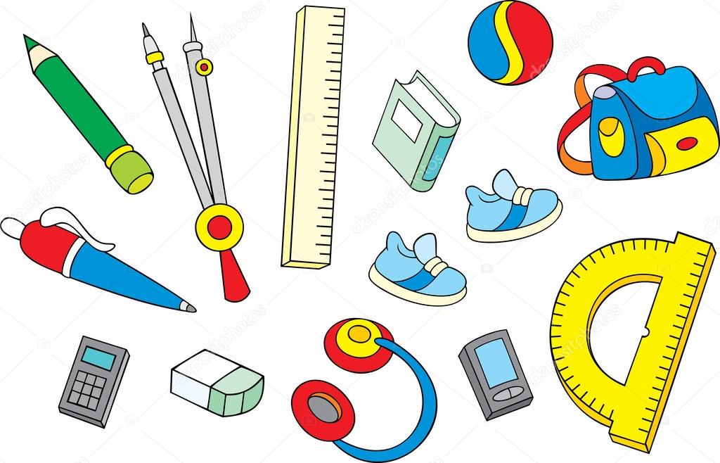 Classroom Objects Clip Art