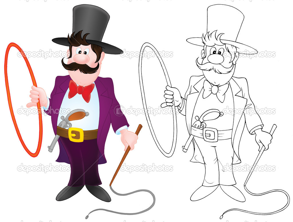 Circus Ringmaster Cartoon